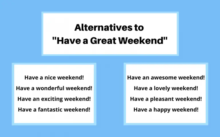 30 Different Ways to Say a “Have a Great Weekend'' | Business English
