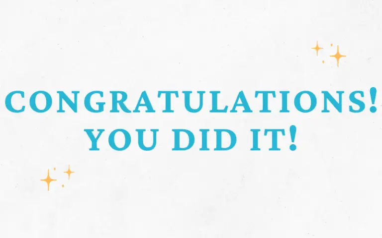 Congratulations You Did It and 12 Other Ways to Praise Someone