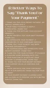 12 Better Ways to Say "Thank You for Your Payment" | Business English