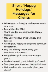 44 Happy Holidays Messages to Clients | Business English