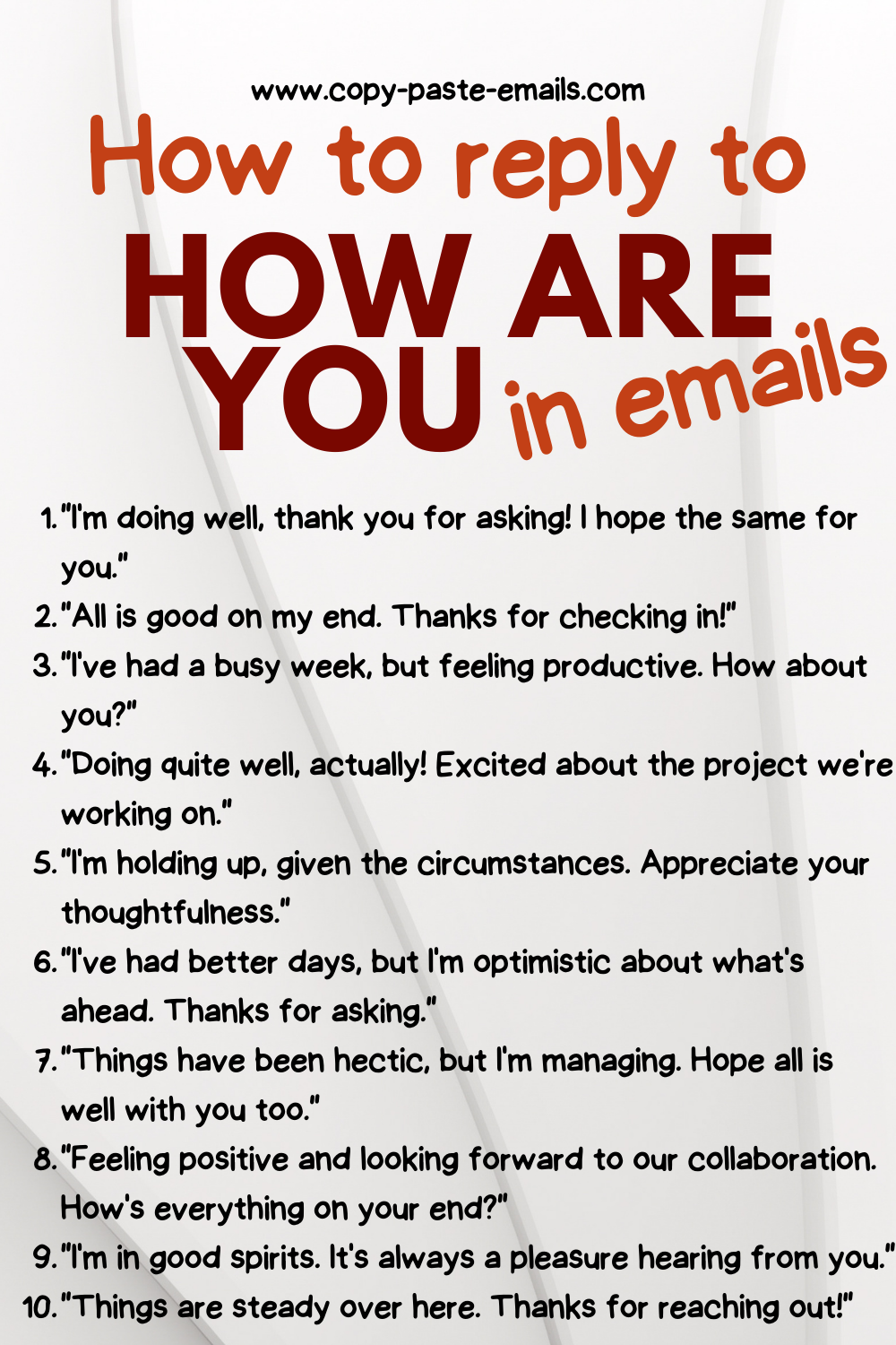Can I Say "How Are You" in Email? | Business English