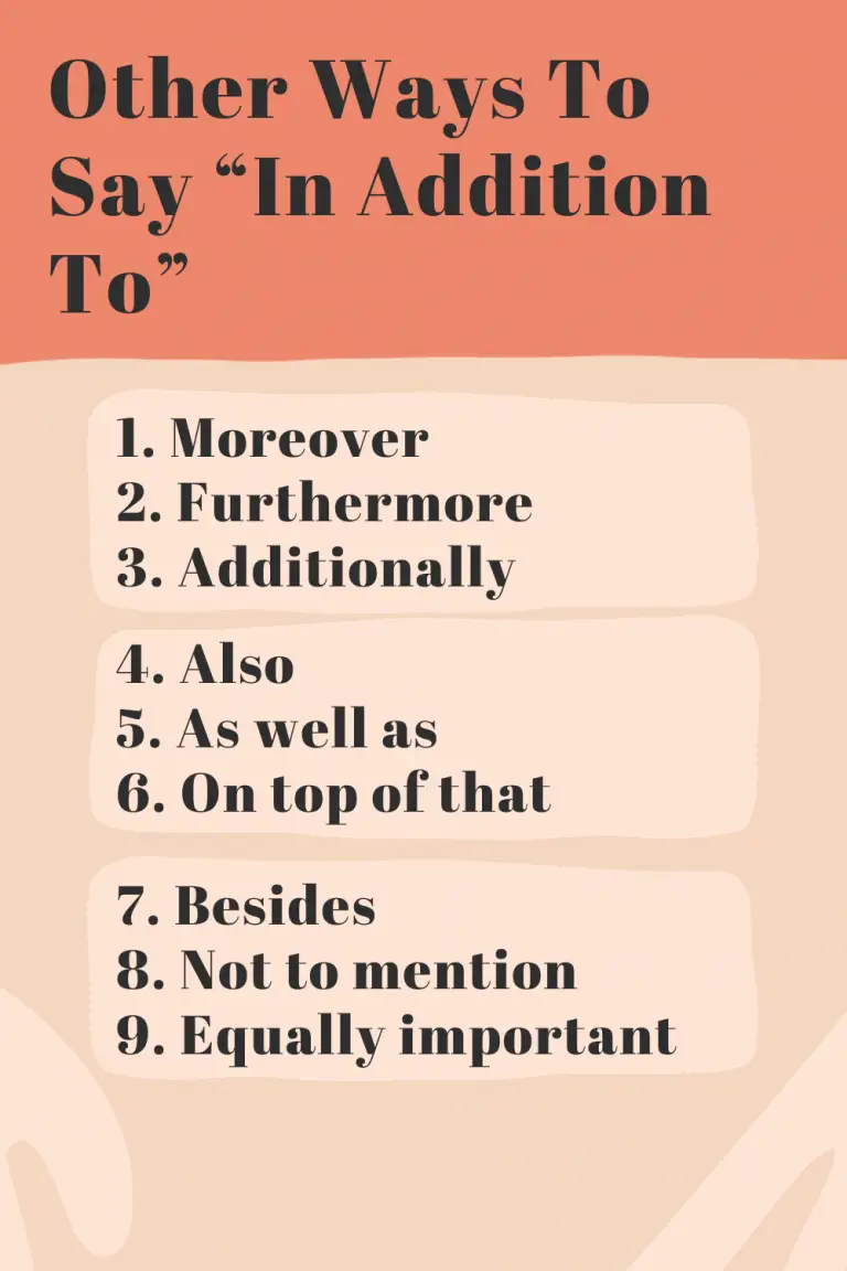 13 Other Ways to Say "In Addition to" | (+Examples) Business English