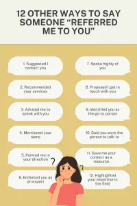 Can I Say Someone "Referred Me to You" in Email? (+Alternatives)
